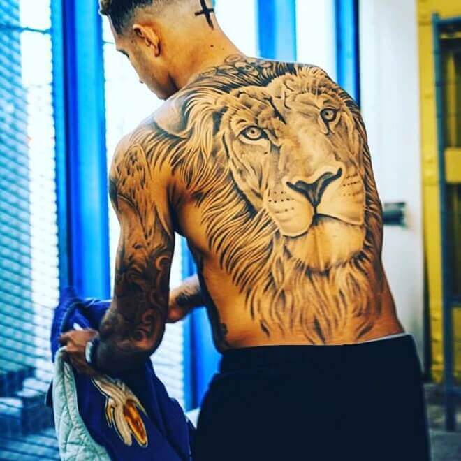 15+ Realistic Lion Back Tattoo Designs and Ideas - PetPress