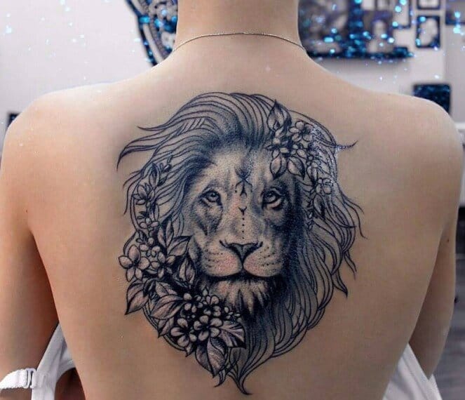 15+ Realistic Lion Back Tattoo Designs and Ideas - PetPress