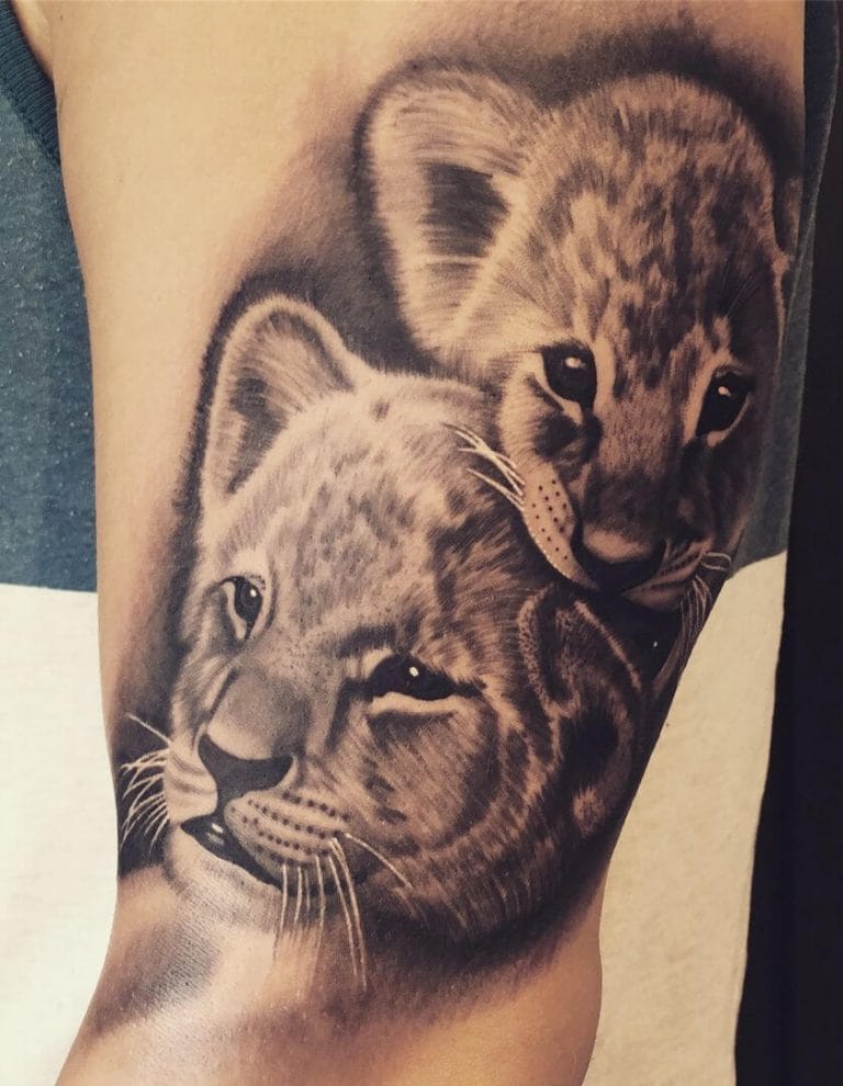 12+ Best Lion Cub Tattoo Designs - PetPress