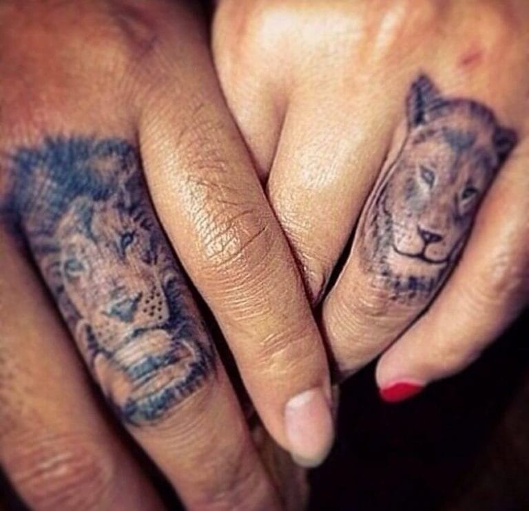 12+ Best Lion Tattoo Designs For Fingers - PetPress