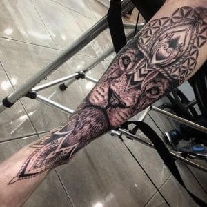 15+ Lion Leg Tattoo Ideas and Designs - PetPress