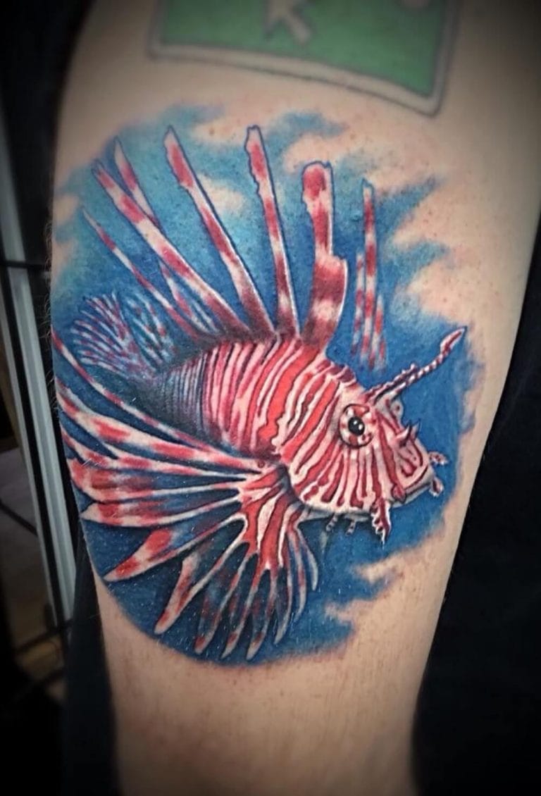 12+ Best Lionfish Tattoo Designs and Ideas - PetPress