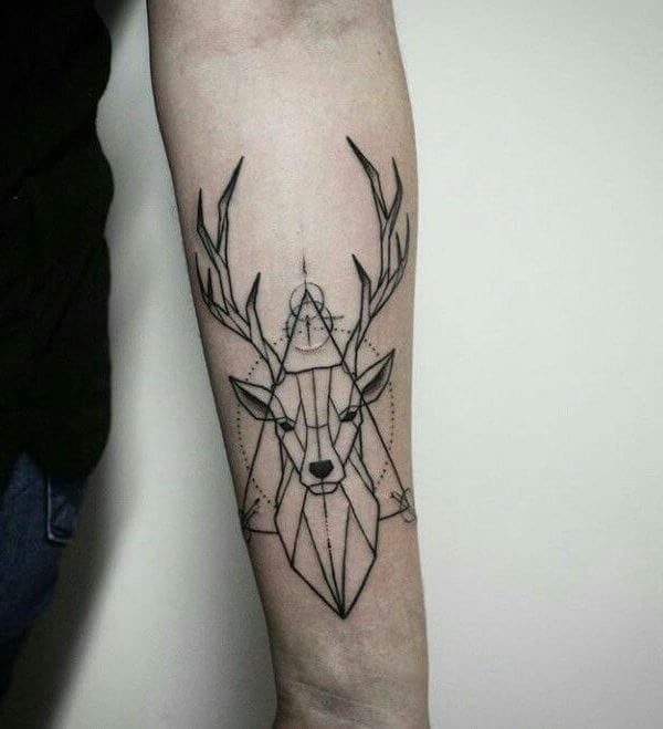 15+ Small Stag Tattoo Designs - PetPress