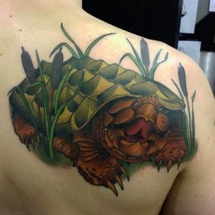 10+ Best Snapping Turtle Tattoo Ideas - PetPress