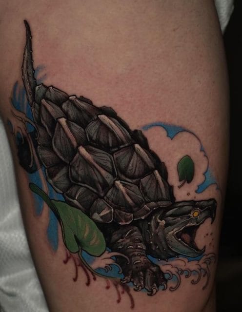 10+ Best Snapping Turtle Tattoo Ideas - PetPress
