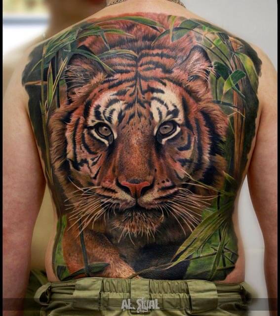 12+ Best Back Tattoo Designs – Tiger Tattoo Ideas - PetPress