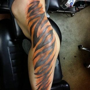 10+ Best Tiger Stripes Tattoo Ideas and Designs - PetPress