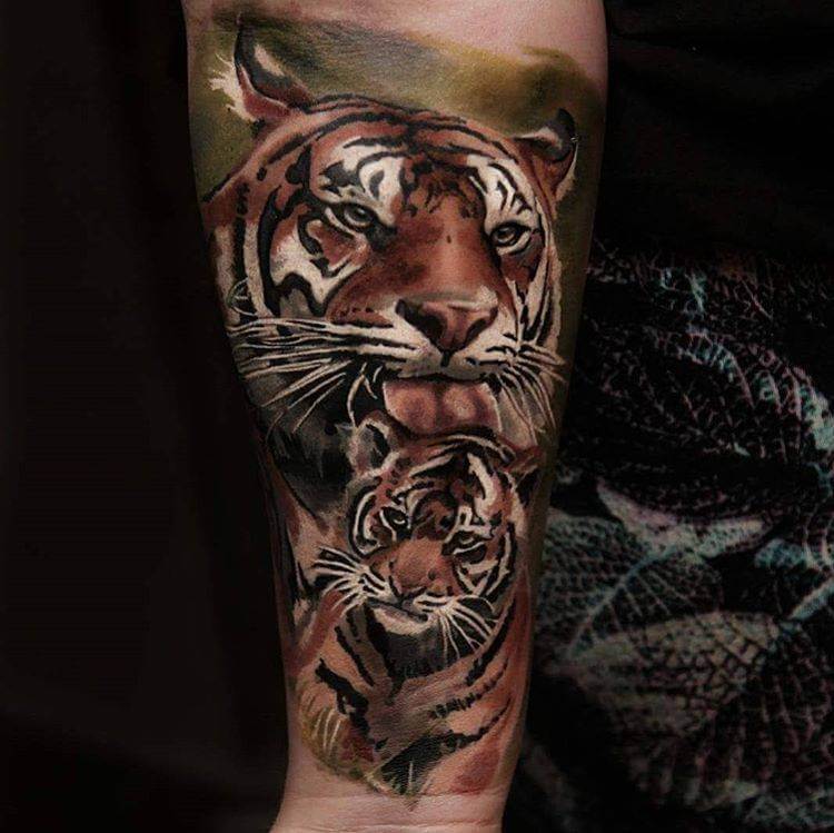 15+ Best Arm Tattoo Designs - Tiger Tattoo Ideas - PetPress