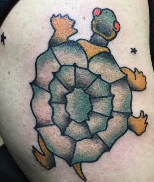 12+ Traditional Turtle Tattoo Designs - PetPress