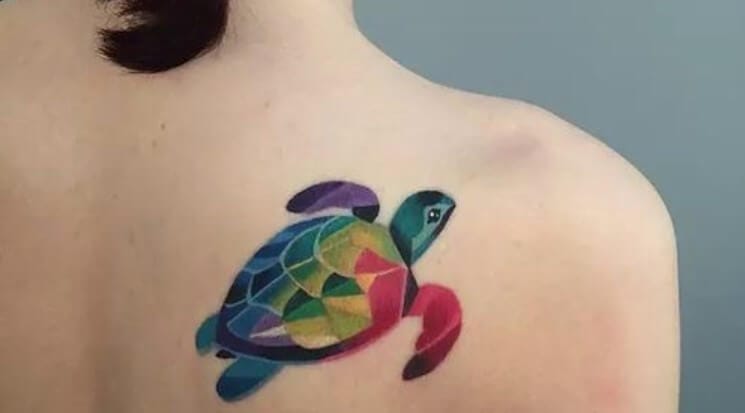 12+ Unique Turtle Tattoos - Back Tattoo Designs - PetPress