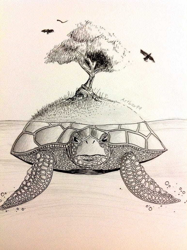 10+ Turtle Island Tattoo Designs - PetPress