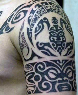 The 12+ Best Shoulder Tattoos - Turtle Tattoo Designs - PetPress