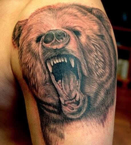 12+ Angry Bear Tattoo Designs - PetPress
