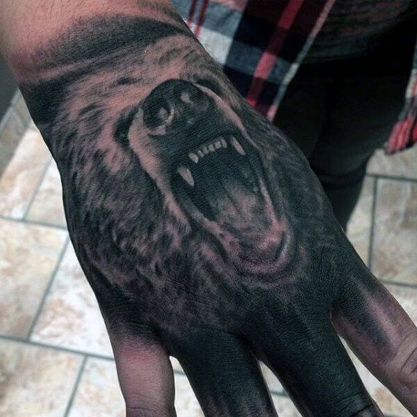 15+ Bear Hand Tattoo Designs and Ideas - PetPress