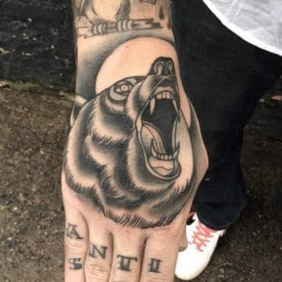 15+ Bear Hand Tattoo Designs and Ideas - PetPress