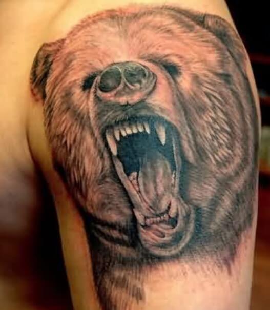12+ Bear Shoulder Tattoo Designs and Ideas - PetPress