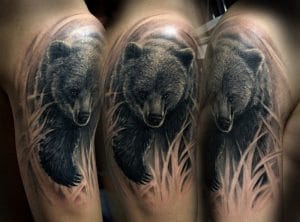 12+ Bear Shoulder Tattoo Designs and Ideas - PetPress