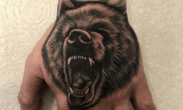 15+ Bear Hand Tattoo Designs and Ideas - PetPress