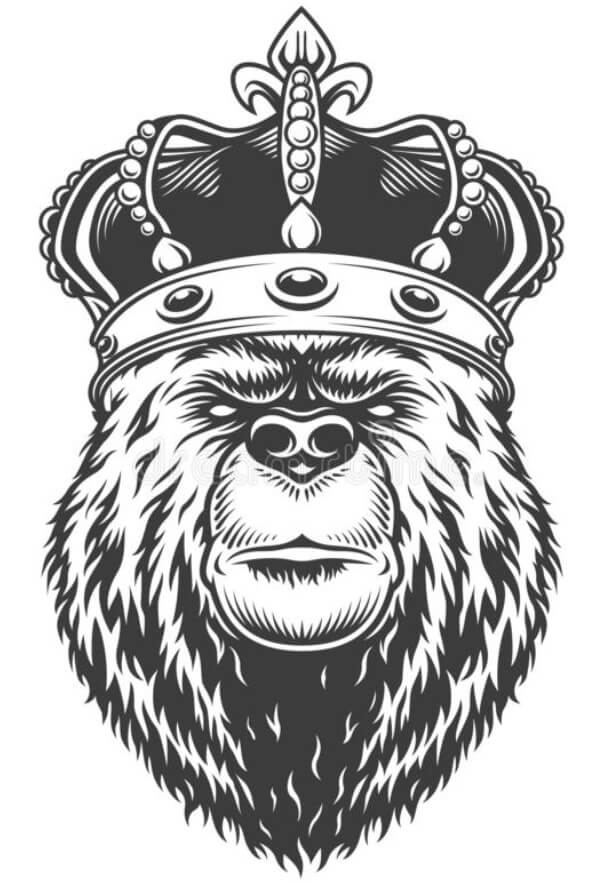 12+ Best Bear With Crown Tattoo Designs - PetPress