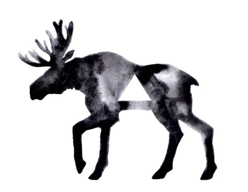 10+ Geometric Moose Tattoo Ideas - PetPress