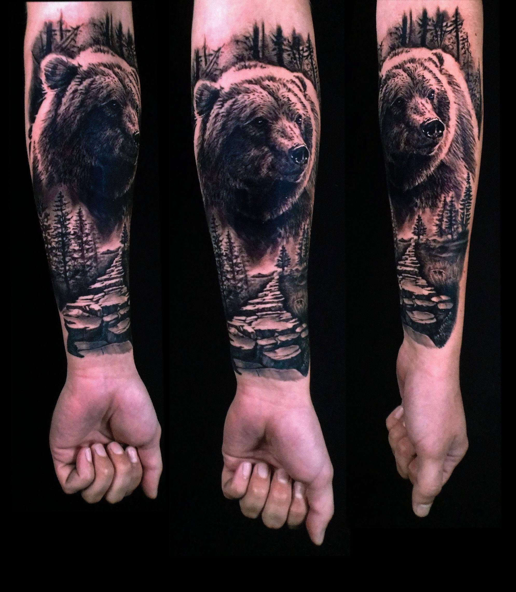 12+ Best Grizzly Bear Tattoo Designs and Ideas - PetPress