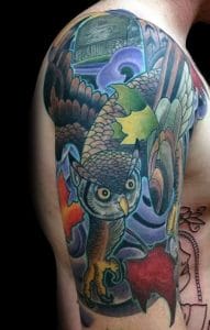 12+ Japanese Owl Tattoo Designs and Ideas - PetPress