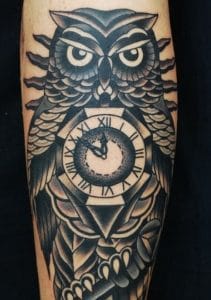 12+ Best Owl and Clock Tattoo Ideas - PetPress