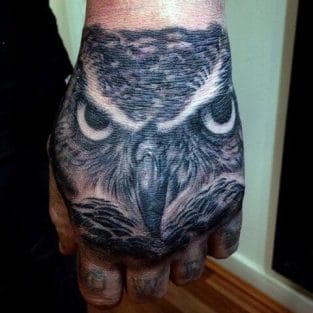 12+ Best Owl Head Tattoo Designs - PetPress