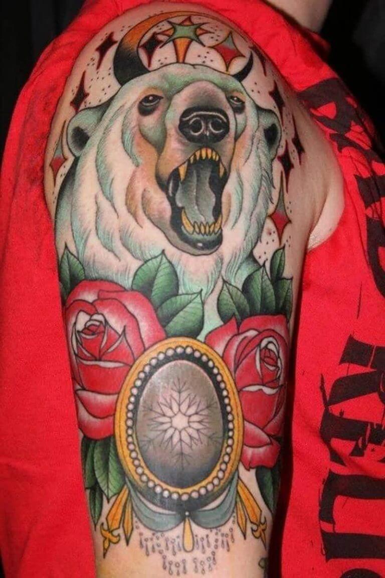 15+ Realistic Polar Bear Tattoo Designs and Ideas - PetPress