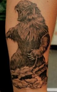 12+ Best Standing Bear Tattoo Designs - PetPress