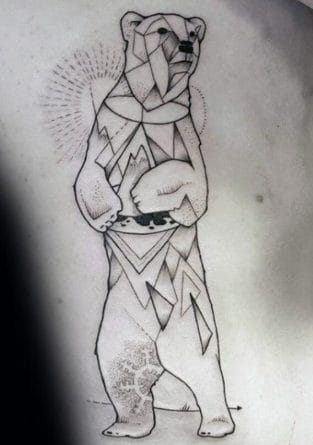 12+ Best Standing Bear Tattoo Designs - PetPress