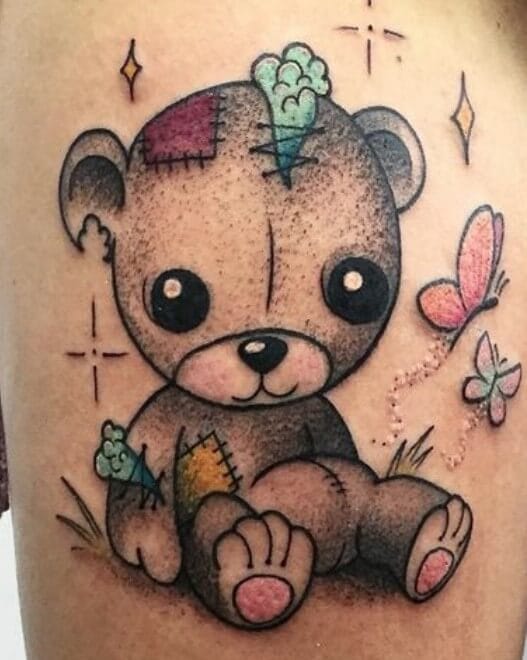 15+ Best Teddy Bear Tattoo Designs and Ideas - PetPress