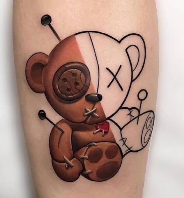 15+ Best Teddy Bear Tattoo Designs and Ideas - PetPress