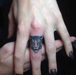 12+ Best Tiger Tattoos - Finger Tattoo Designs - PetPress