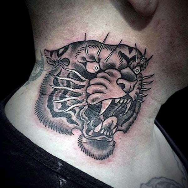 12+ Best Tiger Tattoos - Neck Tattoo Designs - PetPress
