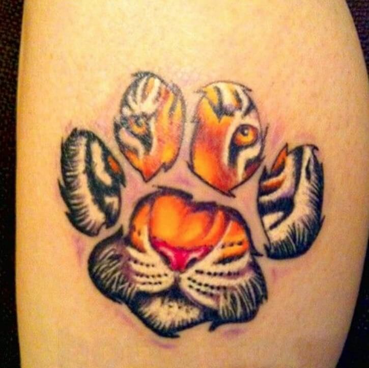 10+ Best Tiger Paw Print Tattoo Designs & Ideas - PetPress