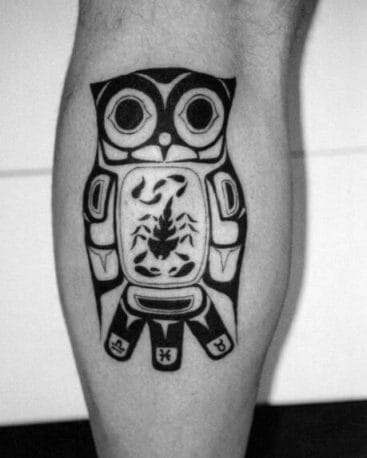 15+ Tribal Owl Tattoo Designs and Ideas - PetPress