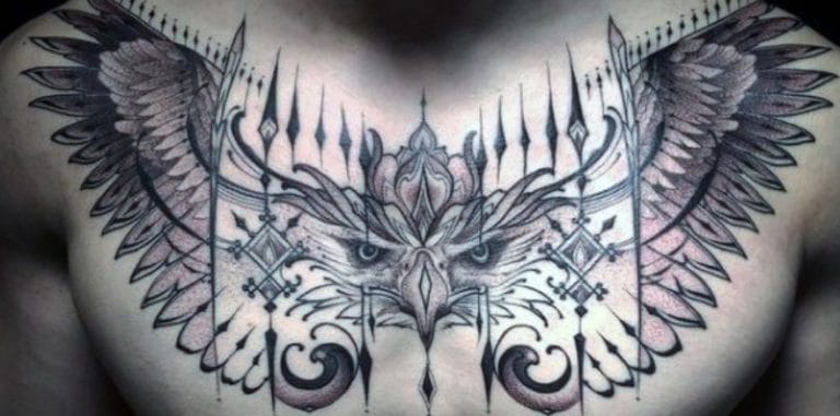 15+ Best Eagle Chest Tattoo Designs and Ideas - PetPress
