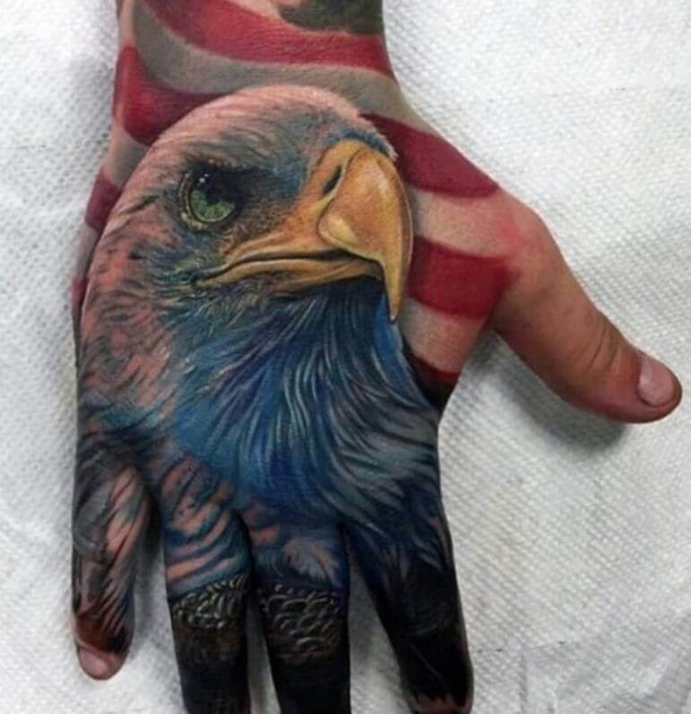 12+ Amazing Eagle Hand Tattoo Designs and Ideas - PetPress