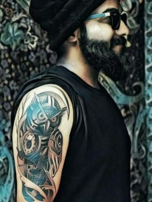 10+ Best Mechanical Owl Tattoo Designs - PetPress