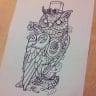 10+ Best Mechanical Owl Tattoo Designs - PetPress