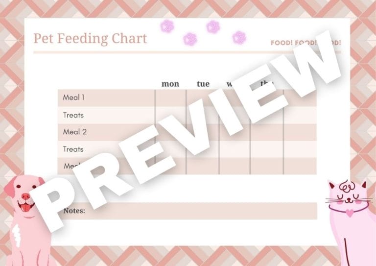 The 6 Best Pet Feeding Printables: A Guide to Feeding Your Pet