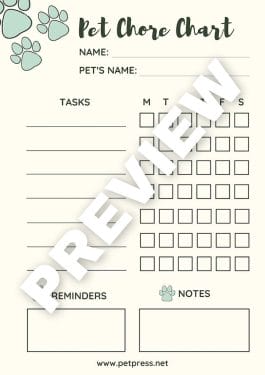 10 Free Pet Chore Printables for Kids That Will Keep Your Home Clean