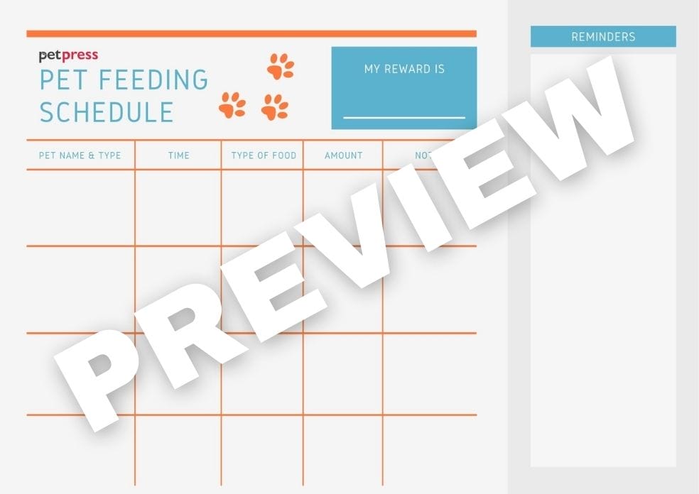 The 6 Best Pet Feeding Printables: A Guide to Feeding Your Pet