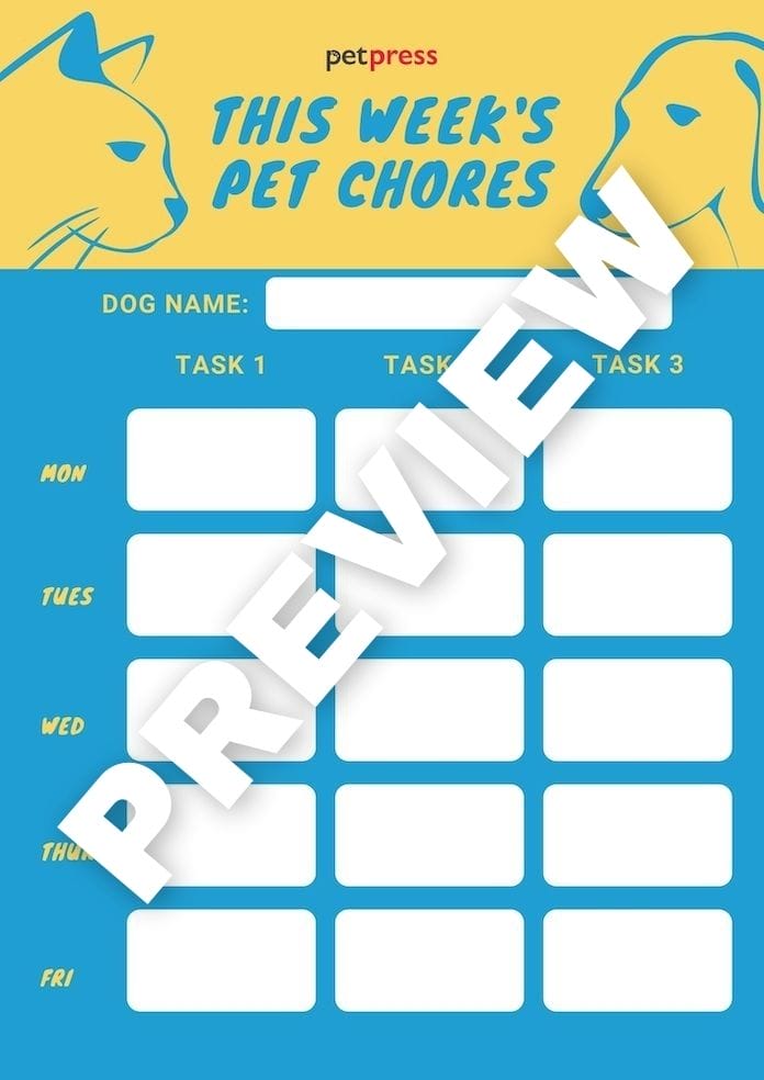 10 Free Pet Chore Printables for Kids That Will Keep Your Home Clean