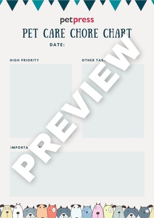 10 Free Pet Chore Printables for Kids That Will Keep Your Home Clean