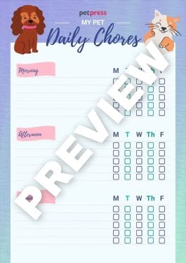 10 Free Pet Chore Printables for Kids That Will Keep Your Home Clean