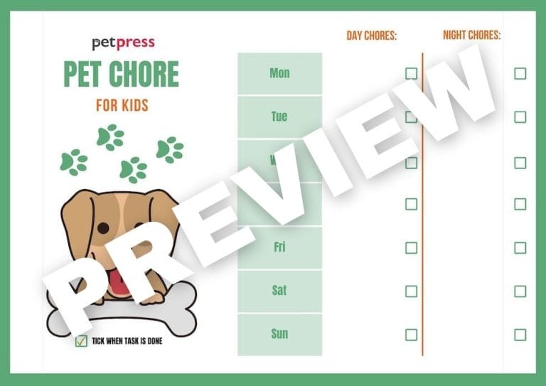 10 Free Pet Chore Printables for Kids That Will Keep Your Home Clean