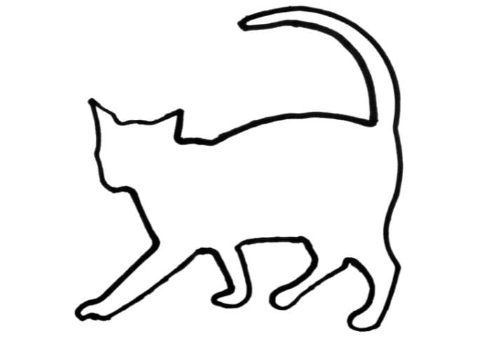 8 Best Cat Outline Coloring Printables for Kids