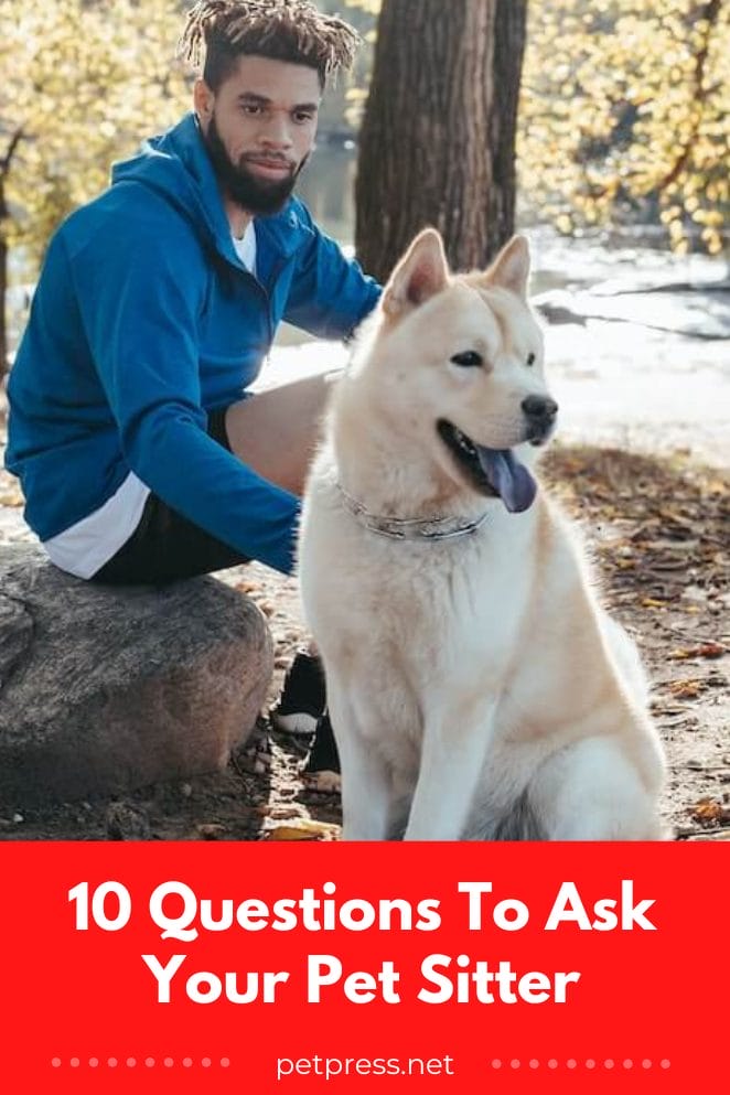 10 Questions To Ask Your Pet Sitter Before You Sign Them Up